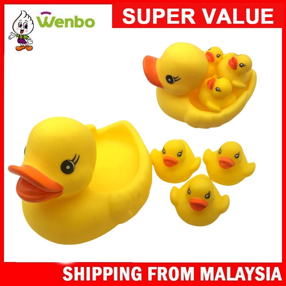Wenbo [Toy] Little Yellow Duck Bathing Duck Children Baby Swimming Duck ...