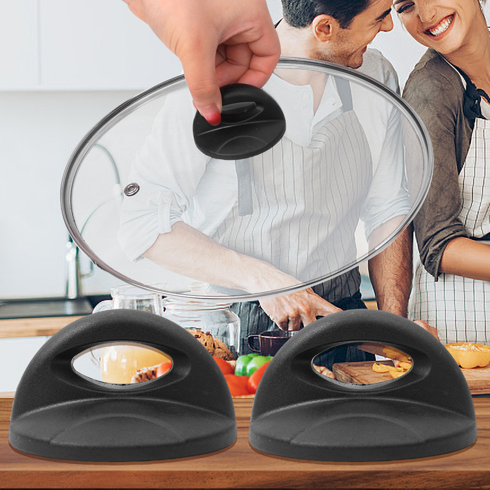 Pot Lid Holding Knobs - Stainless Steel Pot Lid Handle - Glass Pan ...