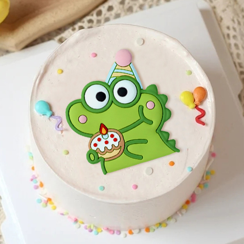 Happy birthday cake plug-in children cartoon decorative ornaments cute ...