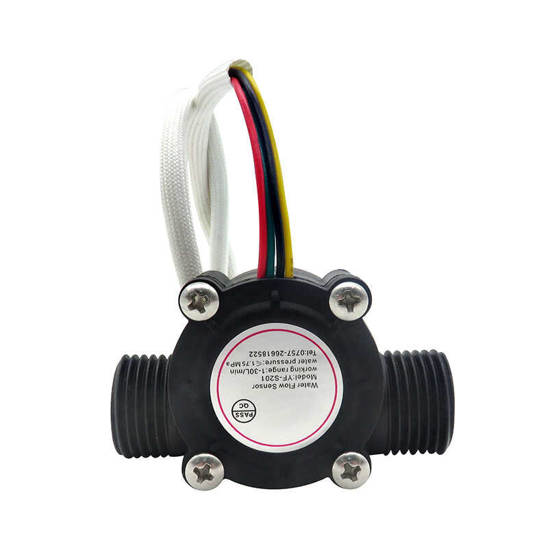 1/2" Water Heater Water Flow Sensor 1.75MPa Hall Sensor Turbine ...