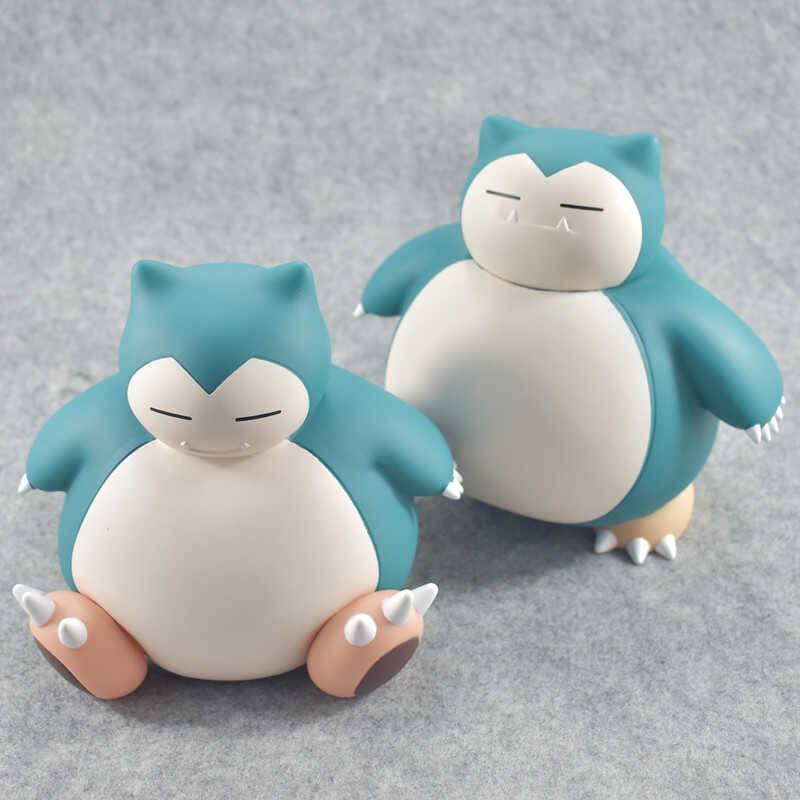 Cartoon Anime · Snorlax Figure Model Piggy Bank Umupo Ang Snorlax ...