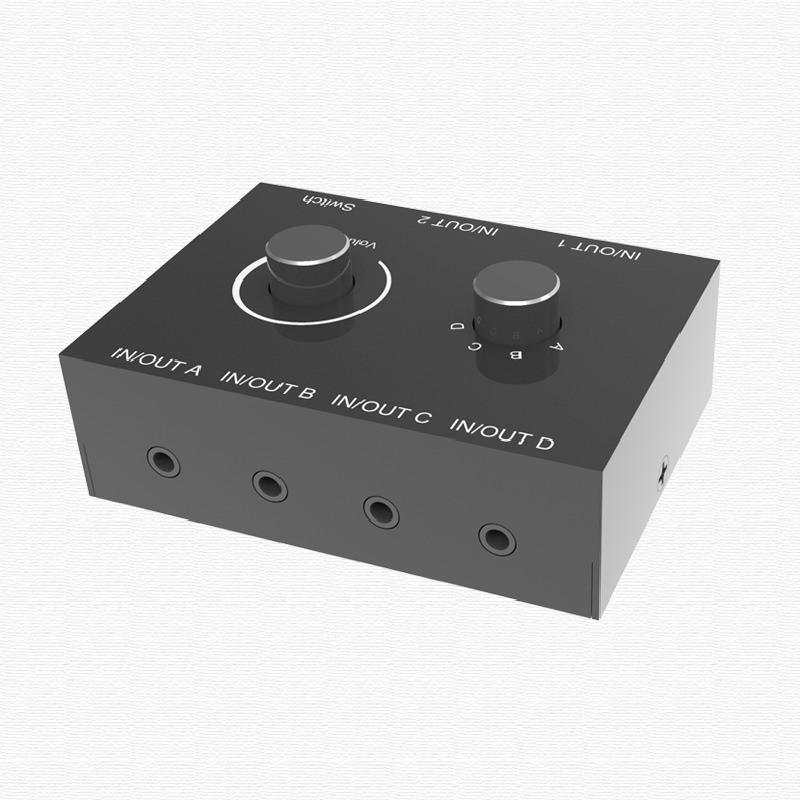 Dual Way 3.5mm Stereo Audio Switcher Splitter Bi-directional Stereo ...