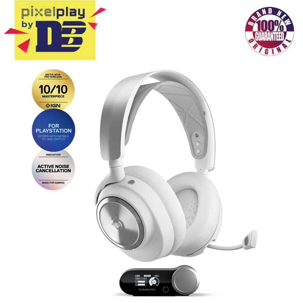 Steelseries Arctis Nova Pro Wireless High-Fidelity Gaming Audio w ...