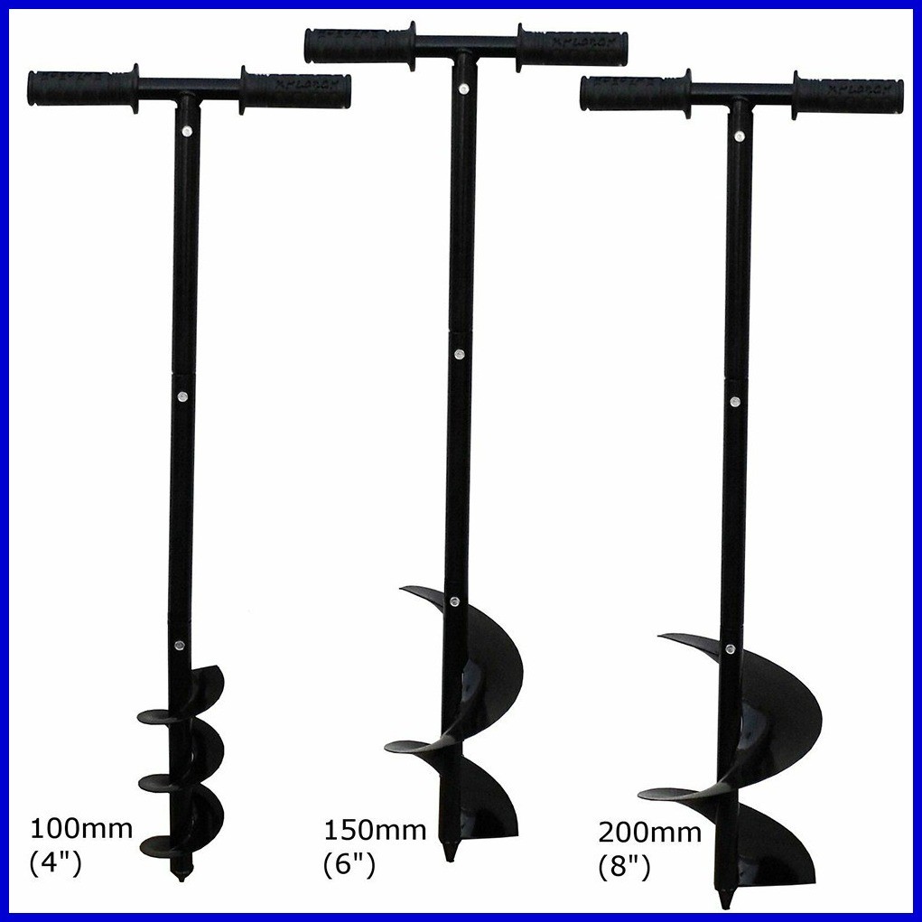 [TWILIGHT] Manual Hand Earth Auger Fence Post drill Soil Digger Hole ...