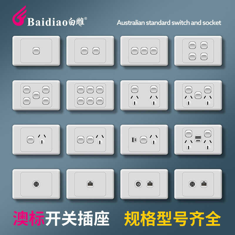 Australian style power socket, Australian SAA certification, Australian ...