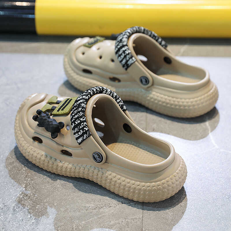 New Summer Outfit, Slip Resistant Toe Cap Slippers For Office Couples ...