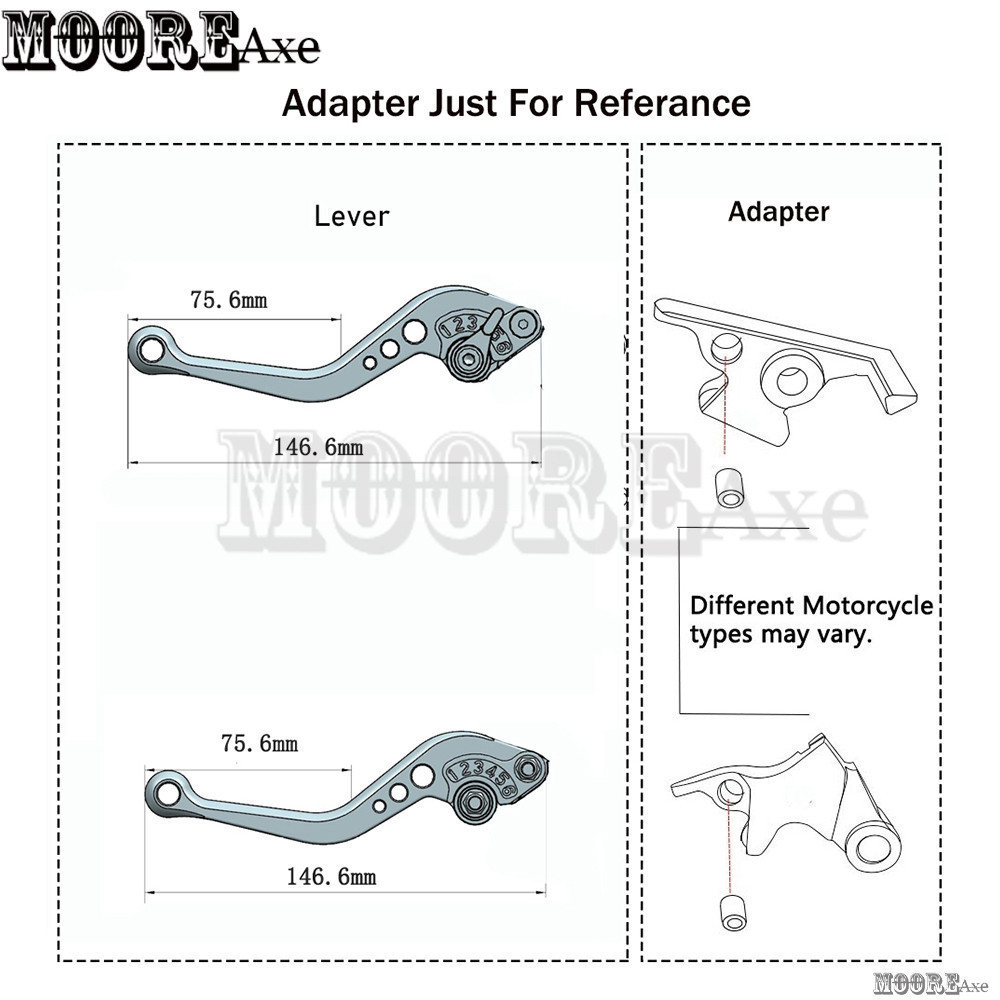 Mooreaxe Motorcycle Accessories For Honda RS150 2015 2016 2017 2018 2019 2020 2021 Modified CNC ...