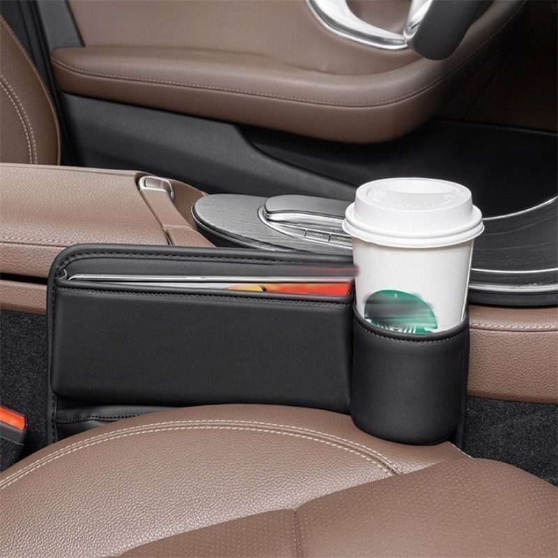 ISUZU Car Seat Side Gap Filler Storage Box PU Leather Car Central ...