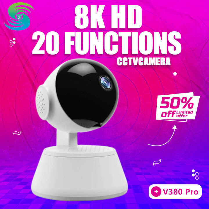 V380 Pro Cctv Camera Hd1080 Quality CCTV Camera Connect Cell Phone ...
