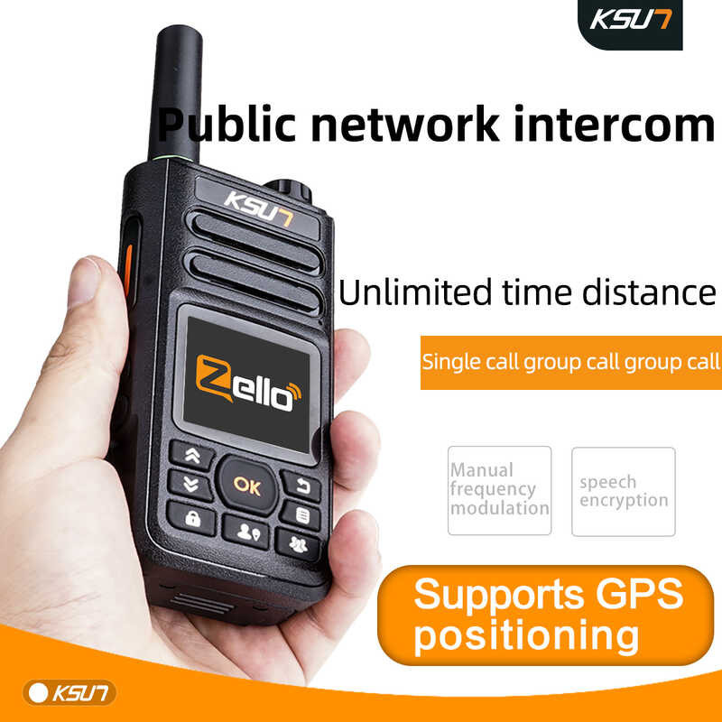 PTT Zello 4g Sim Card WiFi Network Cell Phone Radio Long Range 100 ...