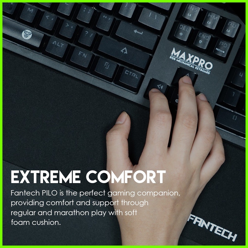 Fantech AC4101 Pilo Wrist Pad Wrist Rest Keyboard (Mpower) | Shopee ...