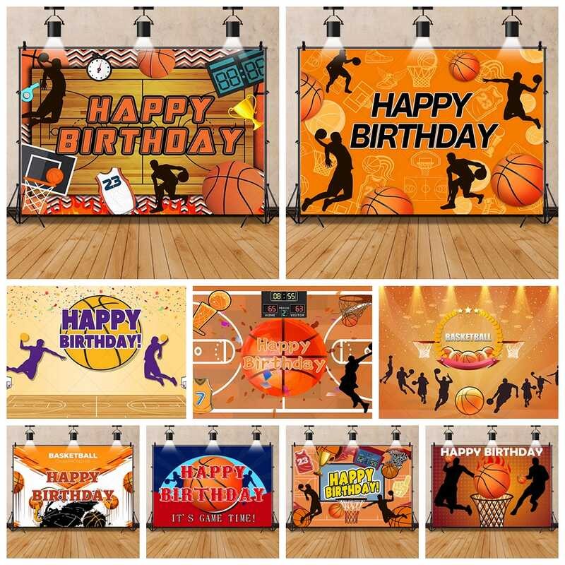 LY Mehofond Photography Background Basketball Field Custom Backdrop ...