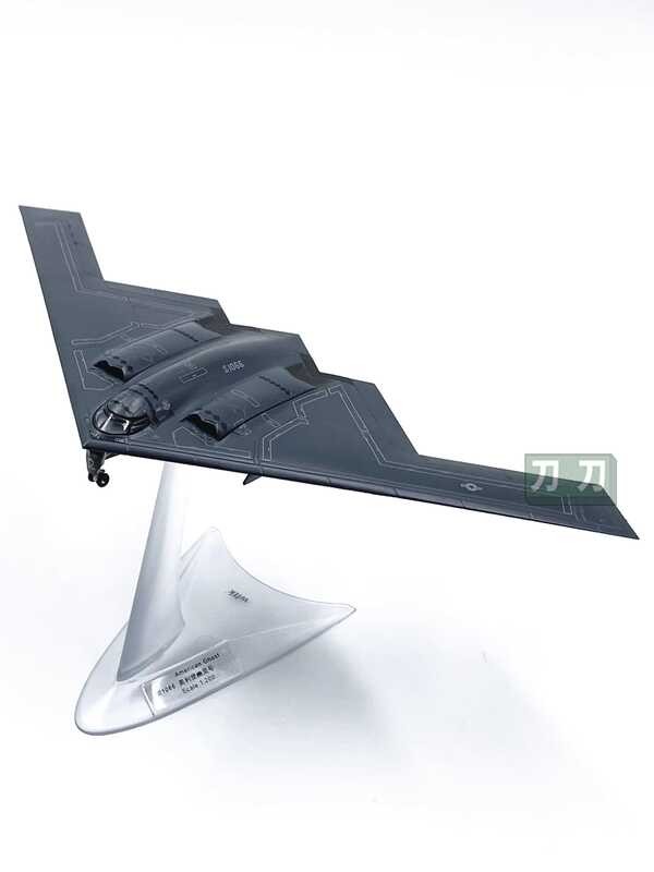 200 1: US B-2A Phantom Stealth Bomber B2a Aircraft Model Alloy Static Simulation Pendant WLTK ...