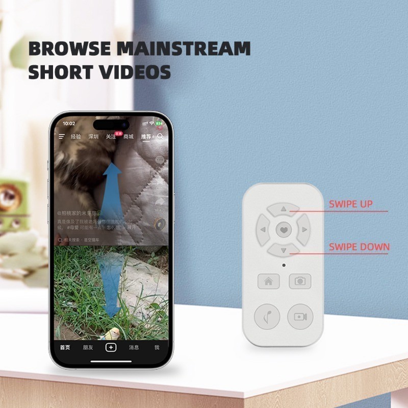 Bluetooth Remote Control - Self-Timer Camera Stick Shutter - Turner ...