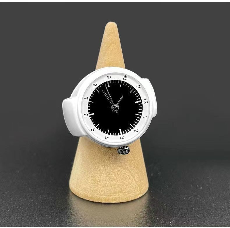 Ring Watch Ring Watch Ring Watch You Can See Time Ring Watch Round ...