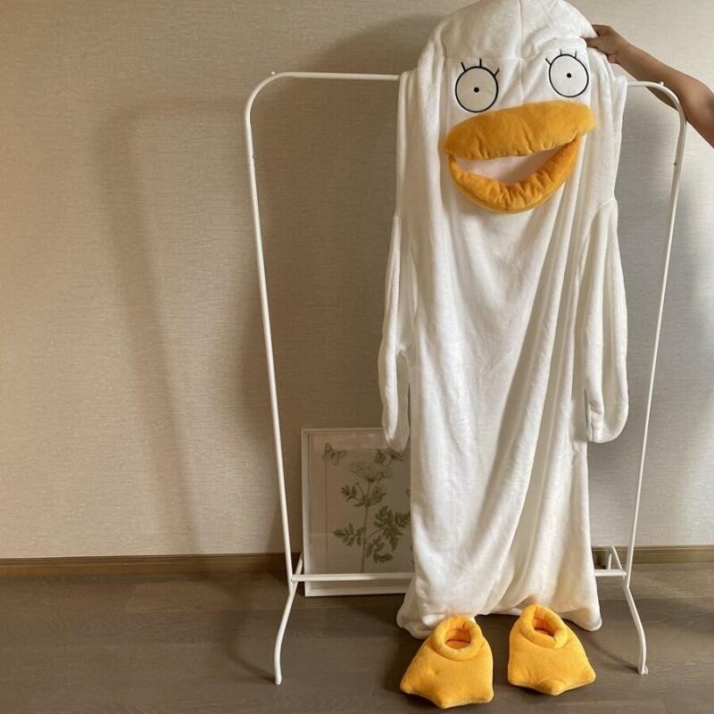 Anime Gintama Cosplay Homewear Elizabeth Duck Kigurumi Pajamas Costume ...