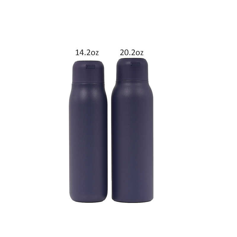 600 Ml UVC LED Self-Cleaning Vacuum Insulated Water Bottle UV Light ...