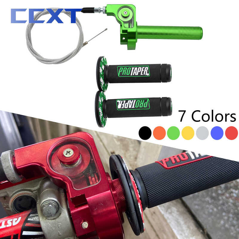 Universal Motorcycle 22mm CNC Throttle Grip Quick Twister Throttle ...