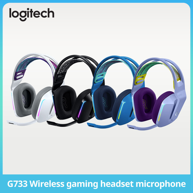Logitech Original G733 KDA LIGHTSPEED Wireless RGB Gaming Headset DTS ...