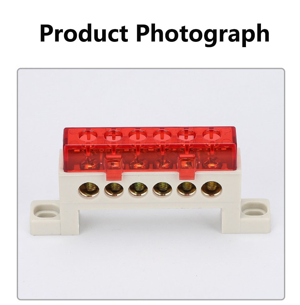 Zero wire terminal 3/4/5/6/7/10/12/15-Hole Distribution Box Terminal ...