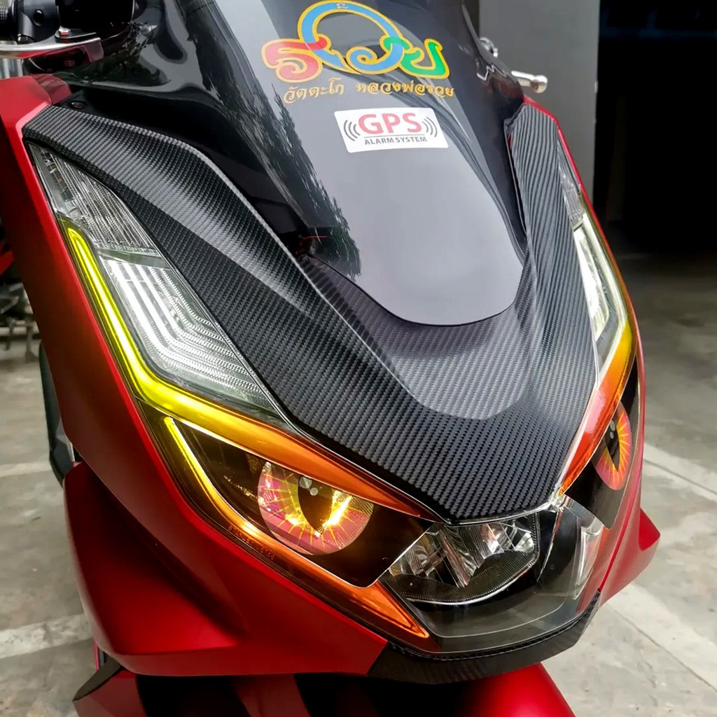 For Honda PCX160 PCX 160 Motorcycle Headlight Stickers Moto Head Light ...