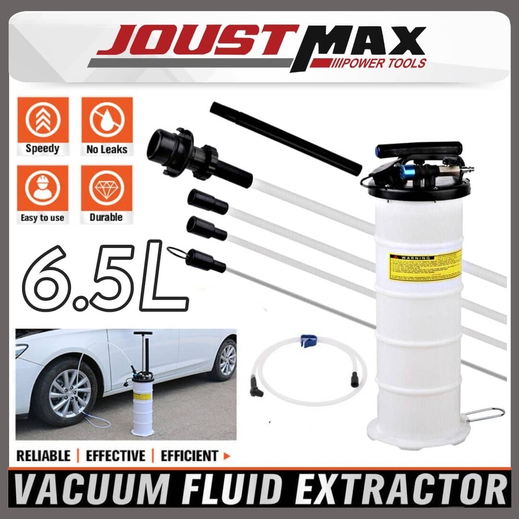 2 in 1 Manual & Pneumatic Fluid Engine Oil Extractor 6.5Liter Air ...
