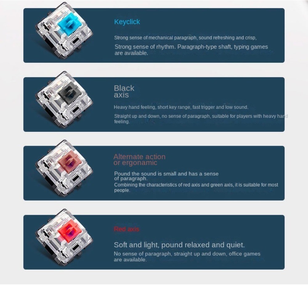 Royal Kludge RK108 Keyboard Mechanical 100% Layout RGB Bluetooth 3-mode ...