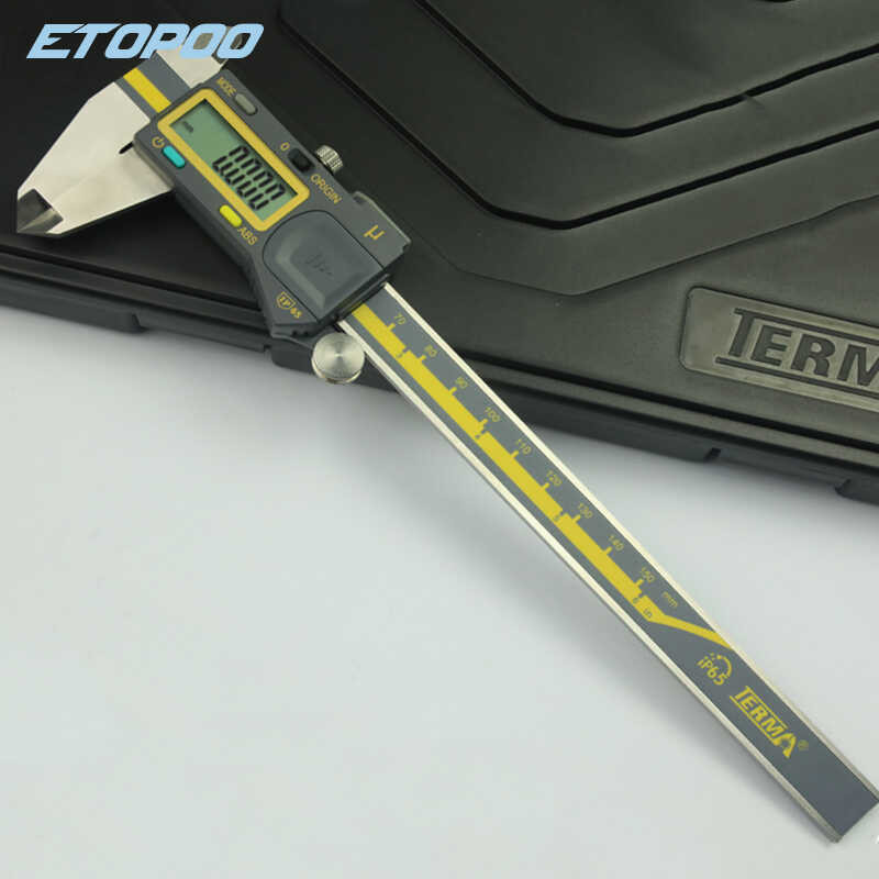 Terma Accuracy 0.005mm IP54 water proof 150mm 6inch digital vernier ...