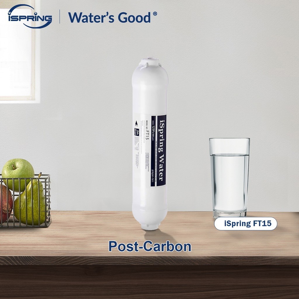 iSpring FT15 Filter Replacement Cartridge 5th Stage Inline Post Carbon ...