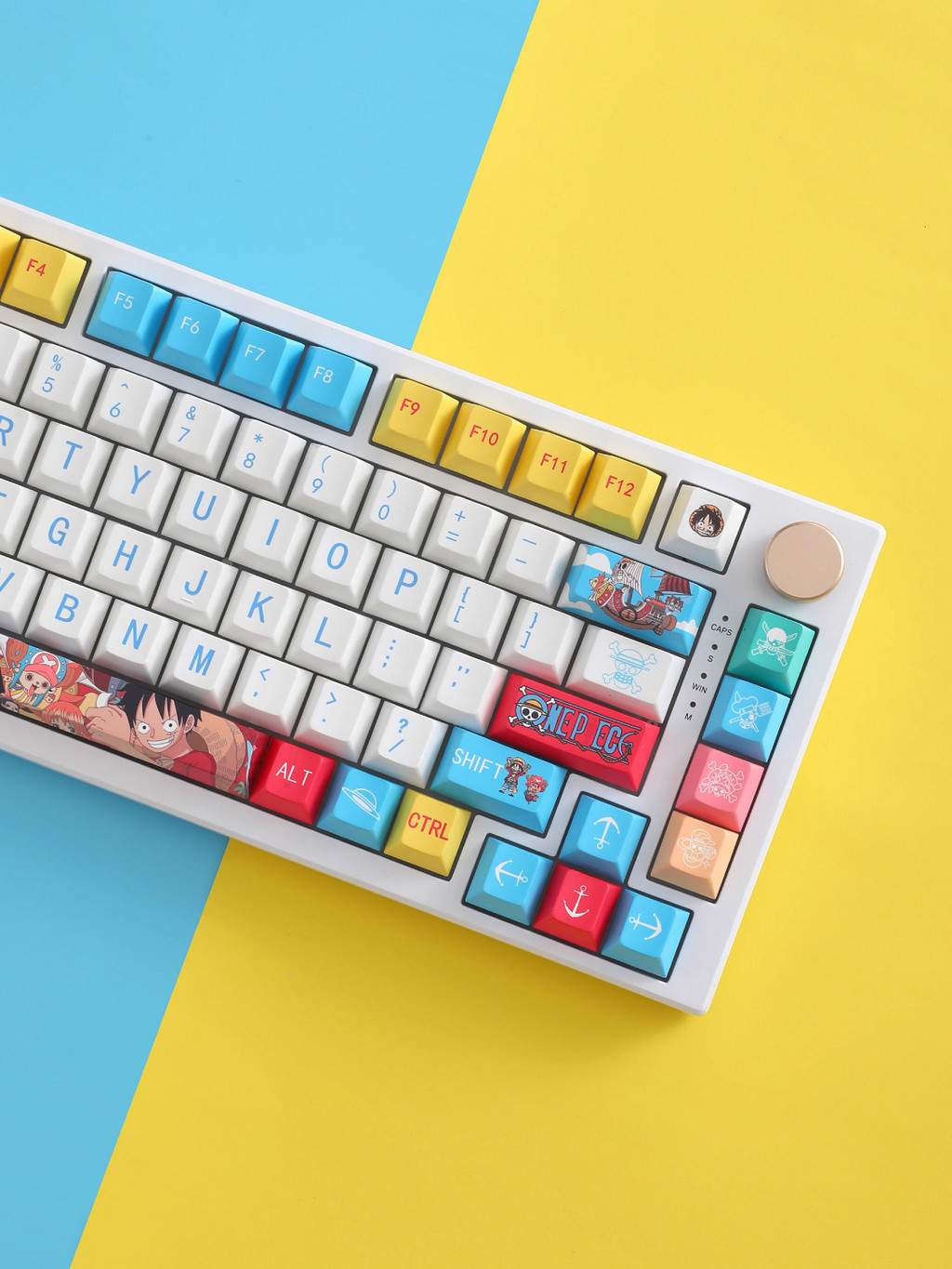 Japanese Anime Keycaps Cherry Profile PBT 126 Keys Keycap One Piece ...