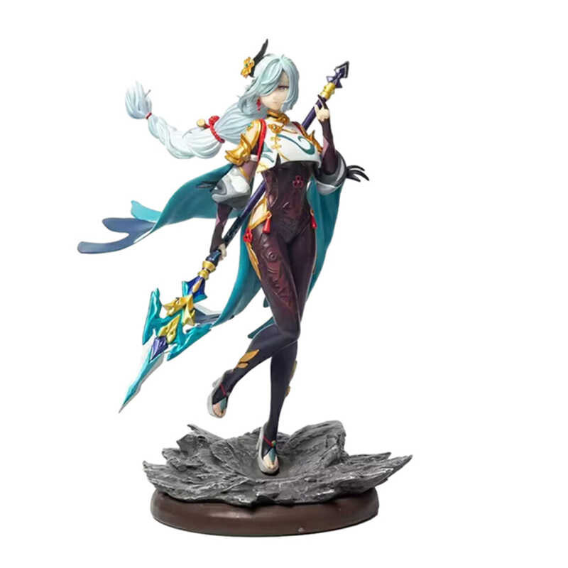 Bagong 30Cm Anime Figure Genshin Impact Shenhe Hu Tao Xiao Standing Gun ...