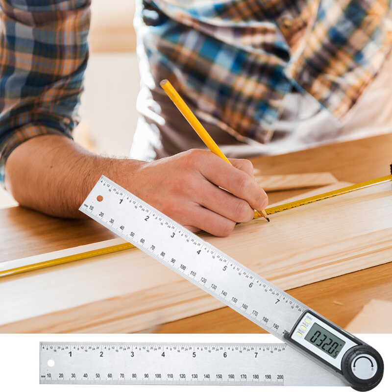 200mm High Precision Meter Inclinometer Electron Goniometer Digital ...