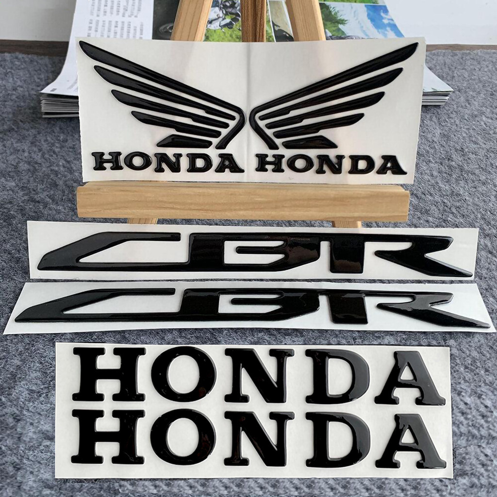 HONDA CBR 3D Epoxy Stickers Motorcycle Fuel Gas Tank Decals For Honda ...