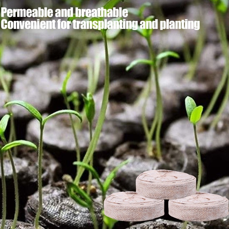 10Pcs Non-woven Seedling Block - Nutrient Soil Nursery Block - Planting ...