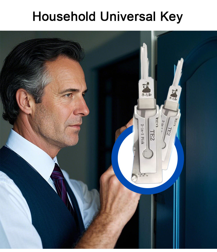 Solve All Lock Types Effortlessly】Master key lock-Home anti-theft ...