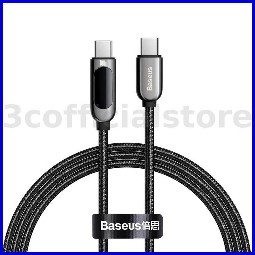 100W LED Display USB-C to USB-C PD Power Delivery Cable E-mark Chip ...