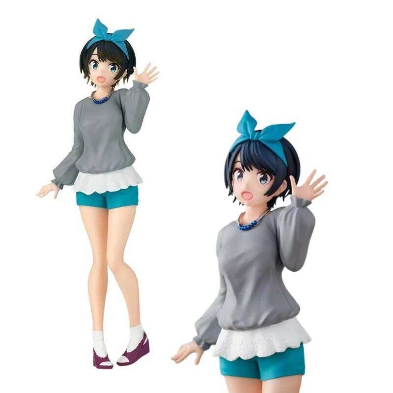 18Cm Mizuhara Chizuru Anime Rental Girlfriend Figure Cute Short Hair ...