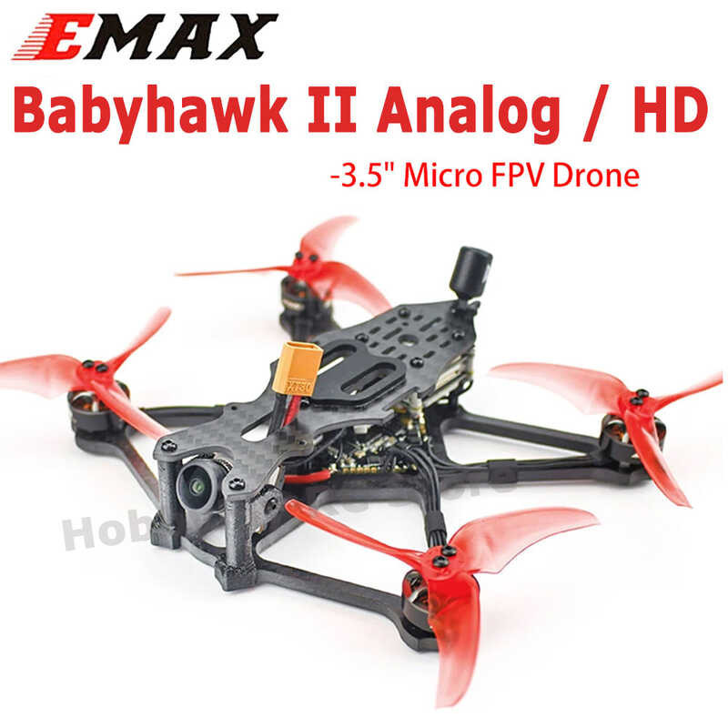 Emax Babyhawk II HD - 3.5" Micro FPV Drone Caddx Vista HD Polar Camera ...