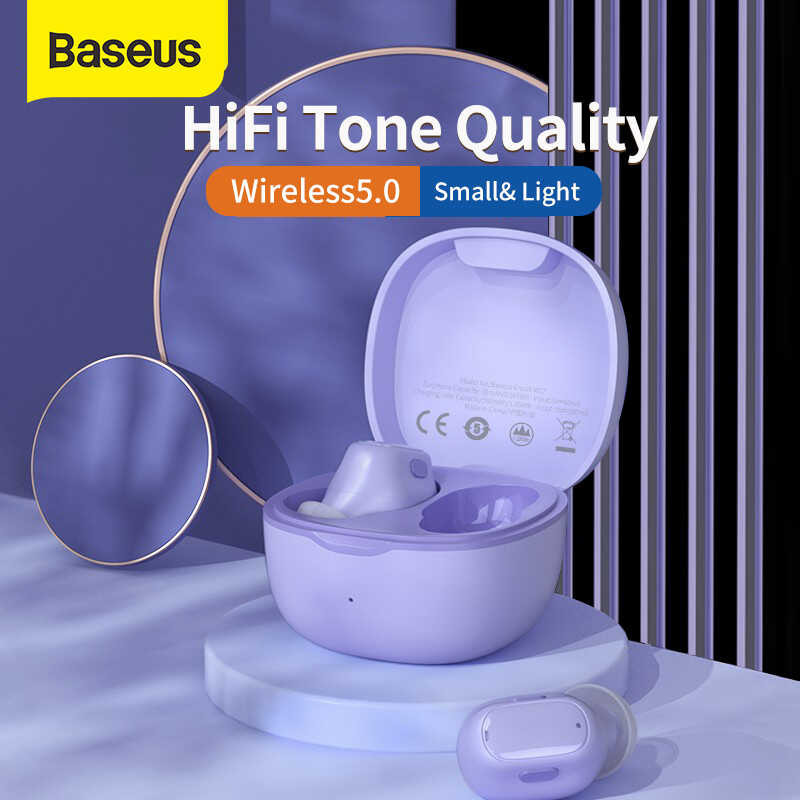 Baseus Wm01 Wm02 TWS Wireless Earphones Bluetooth 5.3 Earpbuds Smart ...