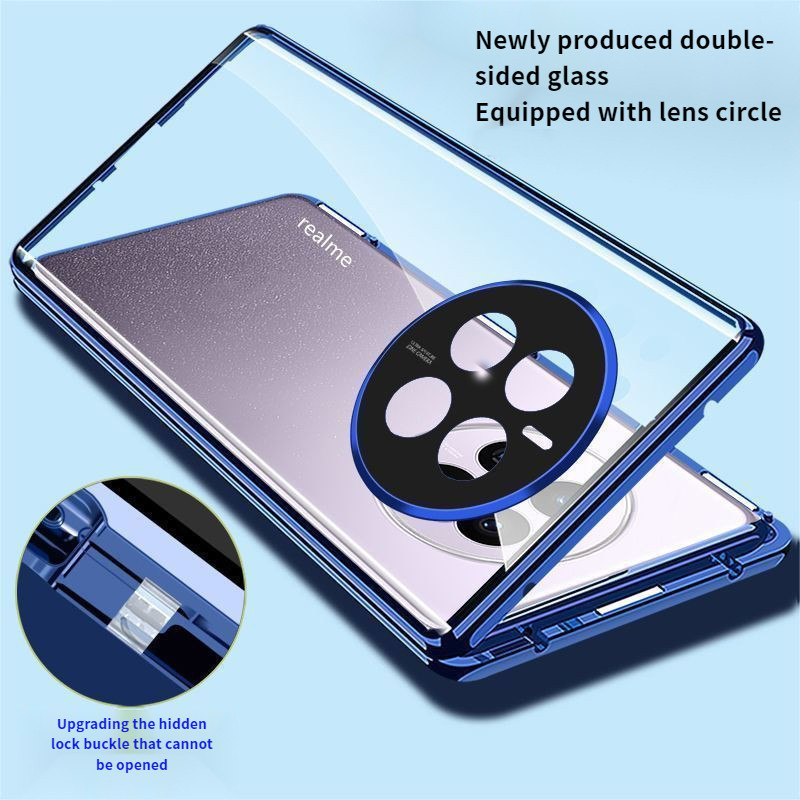 Realme 12 Pro Plus 5G Casing 2024 New Design 360 Magnetic Full ...