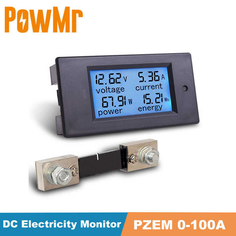 PZEM 0-100A 4 sa 1 DC Electricity Use Monitor LCD Digital Current ...