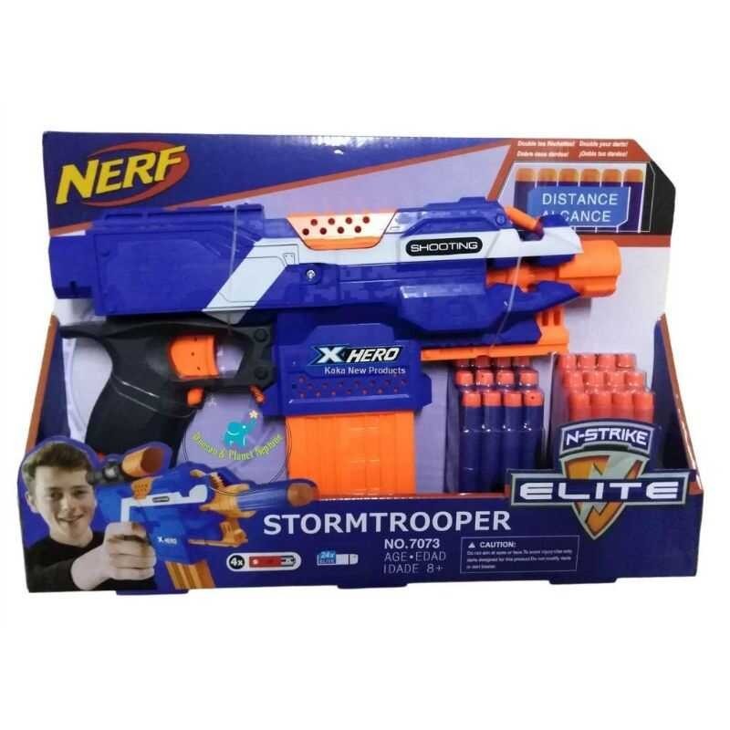 NERF X HERO Stormtrooper Bullet Blaster N- Strike w/ Soft Darts COO ...