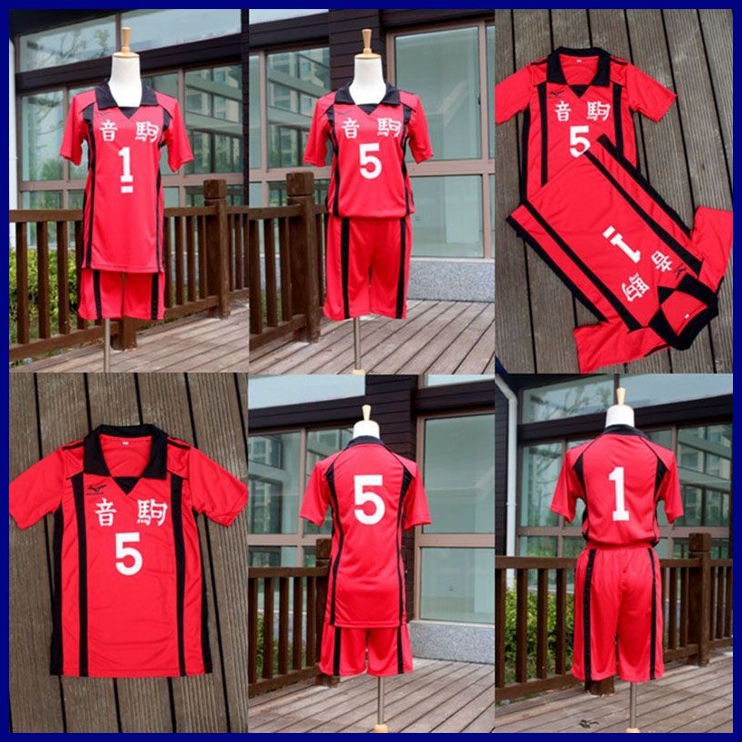 Haikyuu!! High Nekoma School NO.5 Kenma Kozume Team Costume Jerseys ...