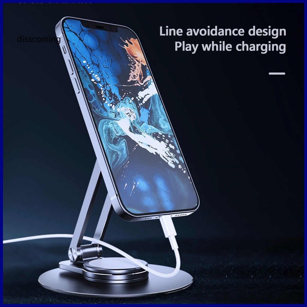 SL| Foldable Phone Holder Stable Adjustable 360° Desktop Stand for ...