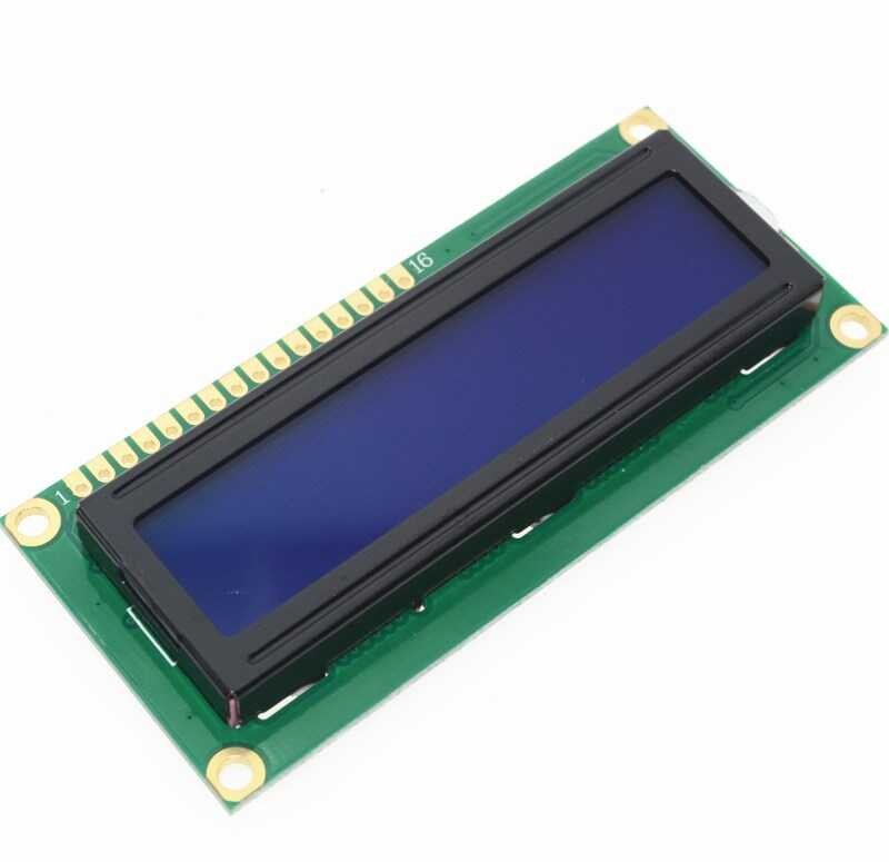 Blue Screen 1602A Blue Screen LCD Screen Blue 5V White Font with ...