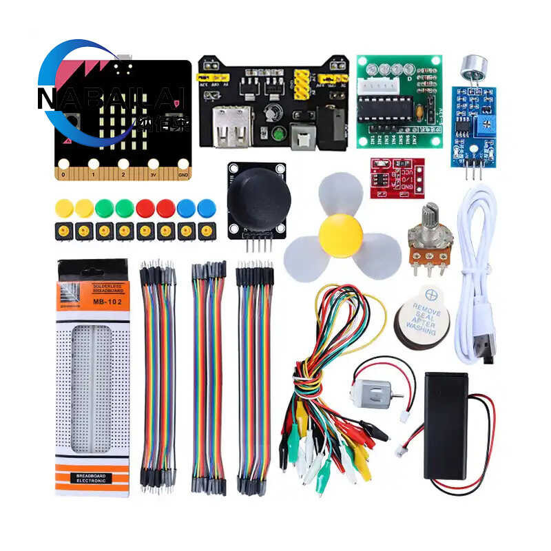 Microbit kit Raspberry Pi entry-level graphics programming with sensors for teenagers fun DIY ...