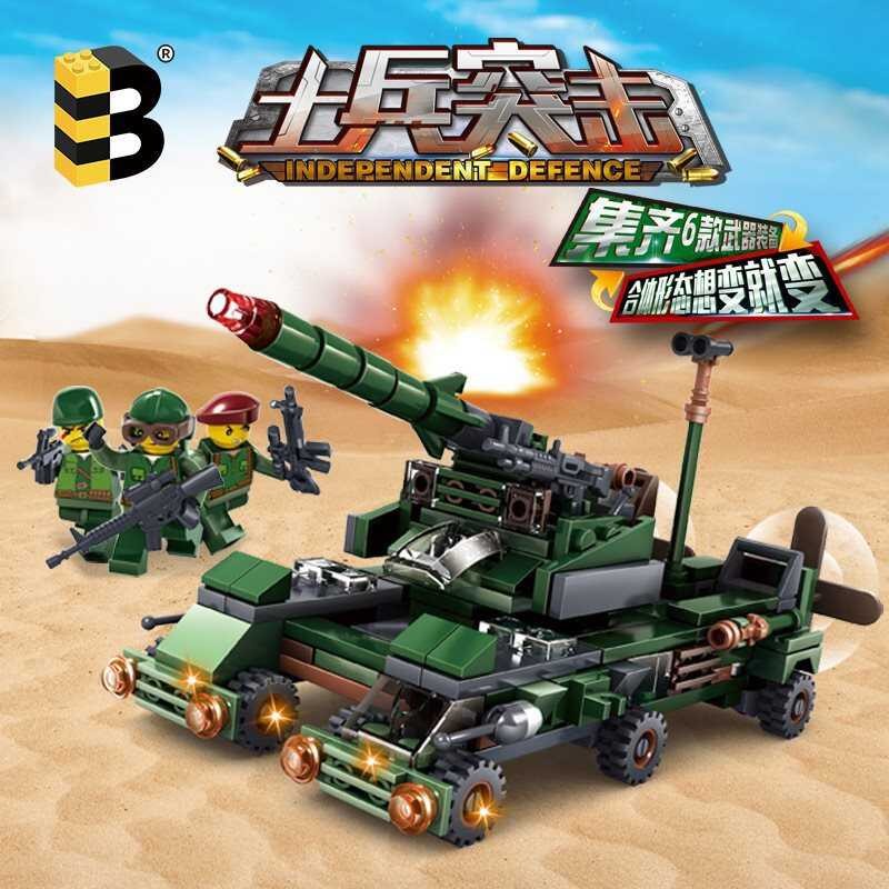 Eb Joint Creation Brand Soldiers Assault Tank Building Blocks ...