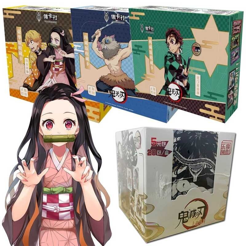 Demon Slayer Cards Collection Tcg Packs Booster Box Nezuko Anime Table ...
