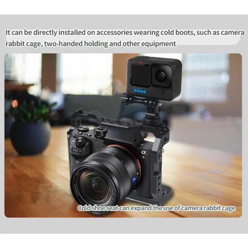 360 Swivel Cold Shoe Base Tripod Adapter Mount para sa GoPro 11 Action ...