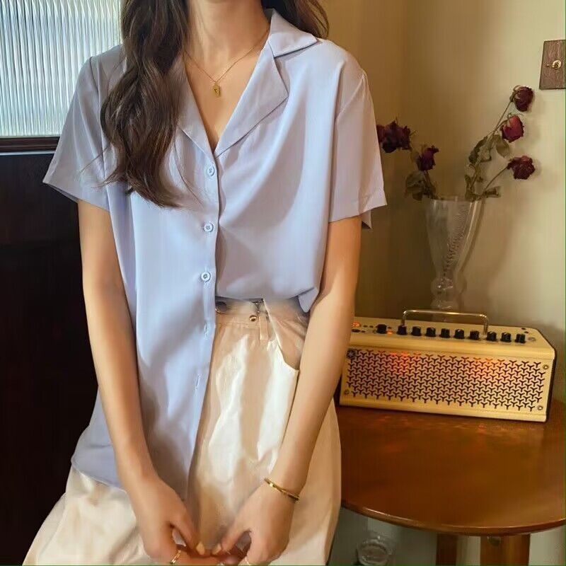 {shipped From Manila Cod} Summer Korean Style Blouse For Women Girls